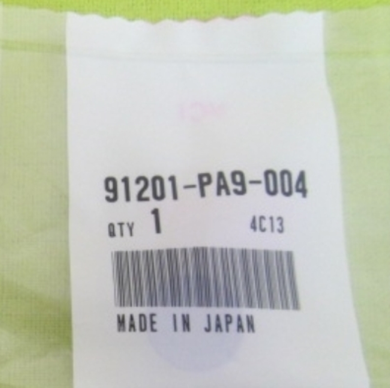 HONDA CRM250RK CRM250RM CRM250RP OIL SEAL RC VALVE 91201-PA9-004 ON OFF ...